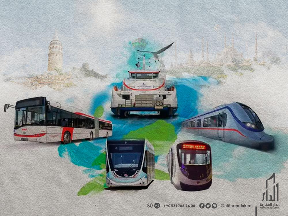 Learn about the lines and types of public transportation in Istanbul